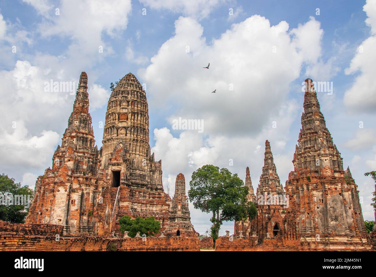 the Thai Temple Wat Chai Watthanaram in Ayutthaya Thailand Southeast ...