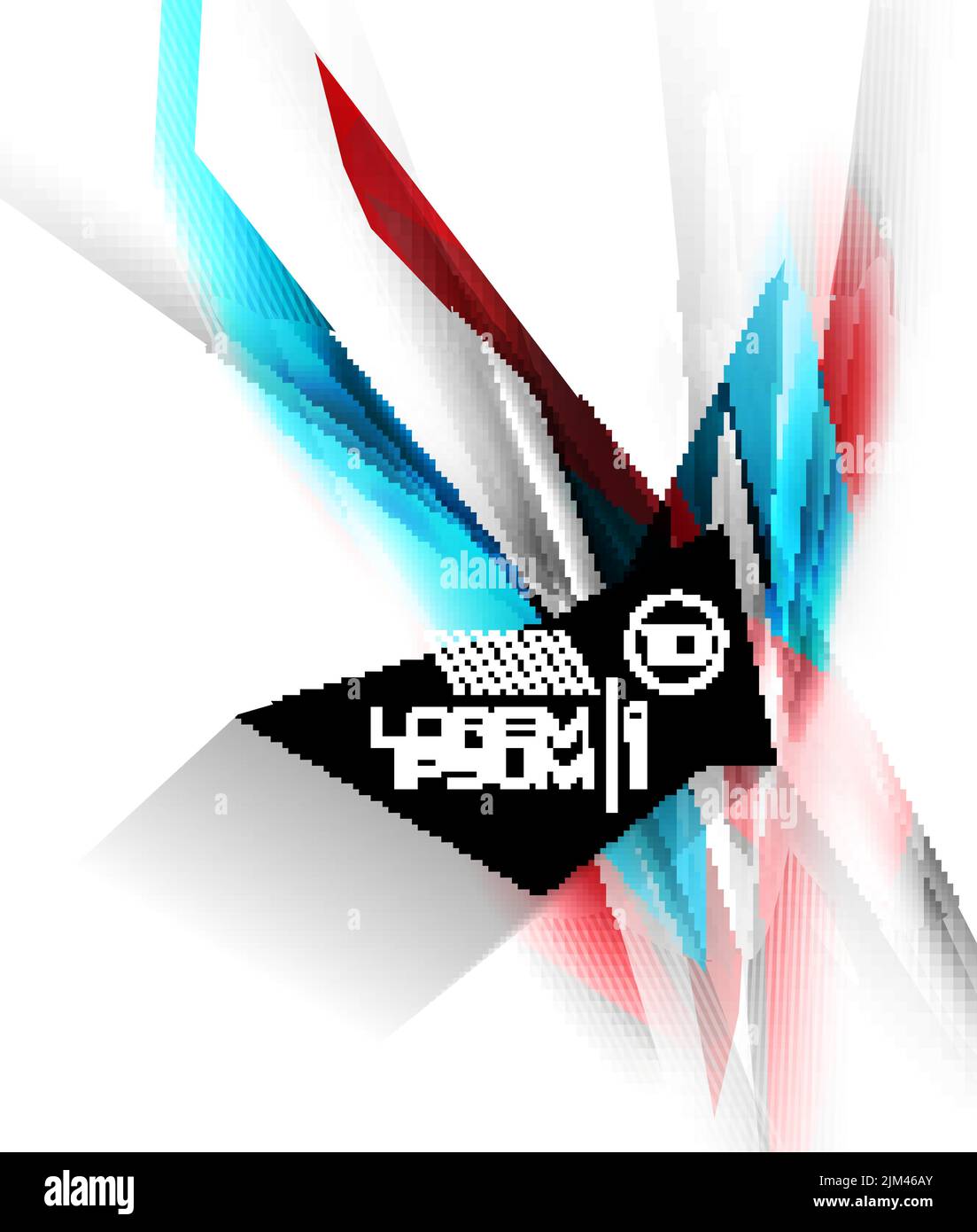 Vector futuristic isolated business lines. For business technology ...