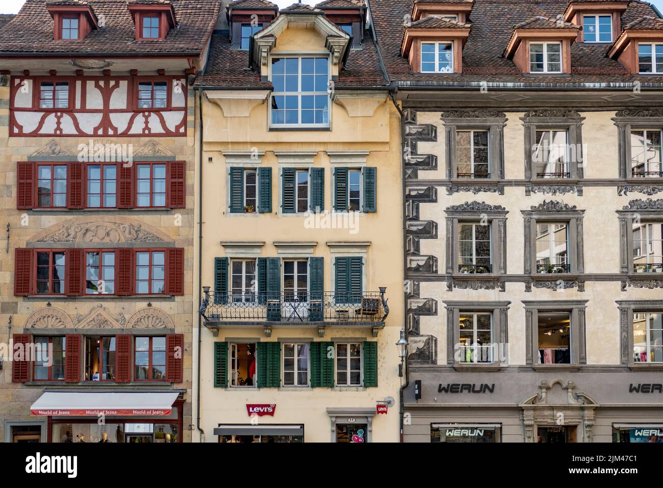 Colorful historic buildings traditional hi-res stock photography and ...