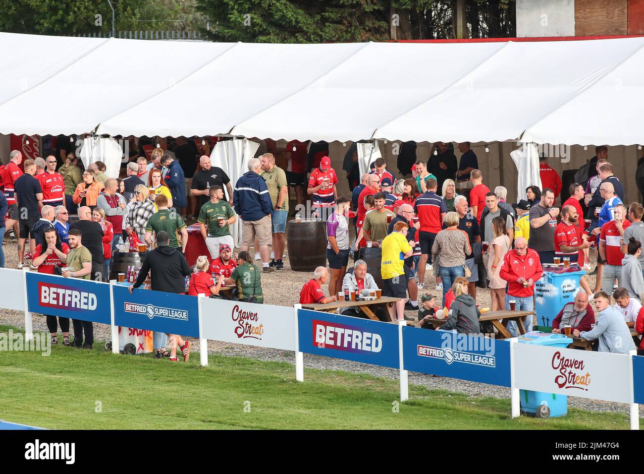 General ground view inside Sewell Group Craven Park of Craven Streat ...