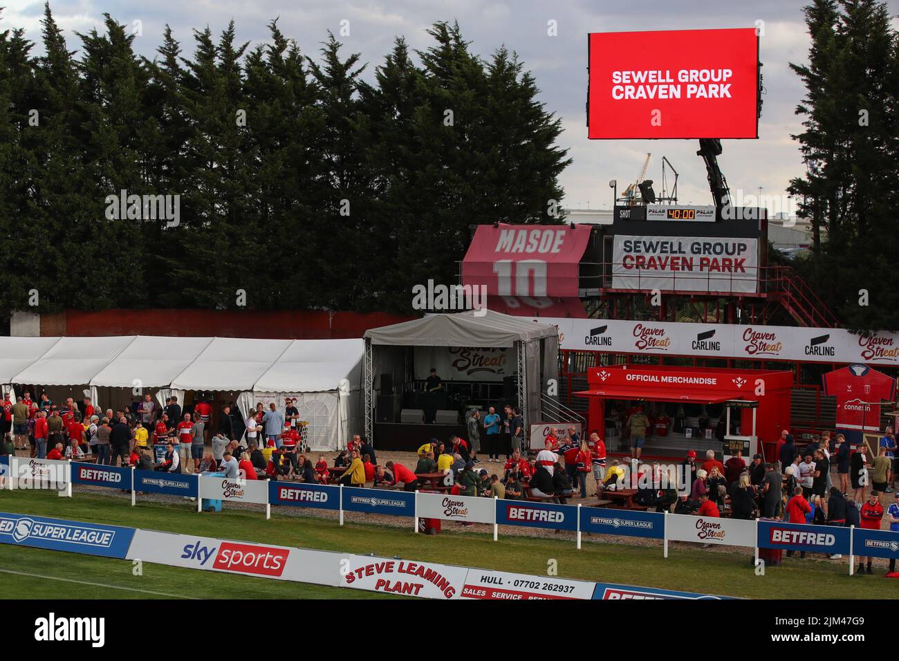 General ground view inside Sewell Group Craven Park of Craven Streat ...