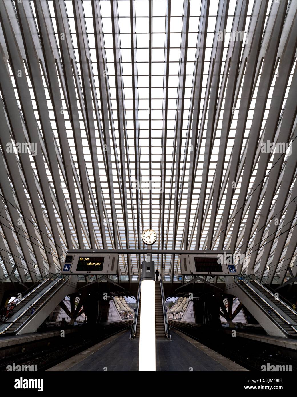 A Liege Guillemins railway station Stock Photo - Alamy