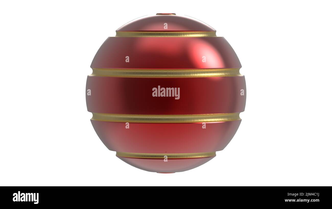3d red sphere render illustration Stock Photo - Alamy