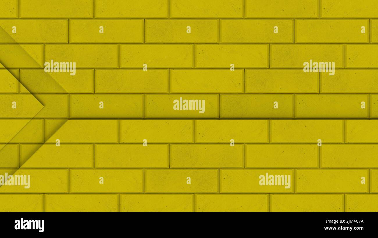 brick texture wallpaper 3d illustration render Stock Photo - Alamy