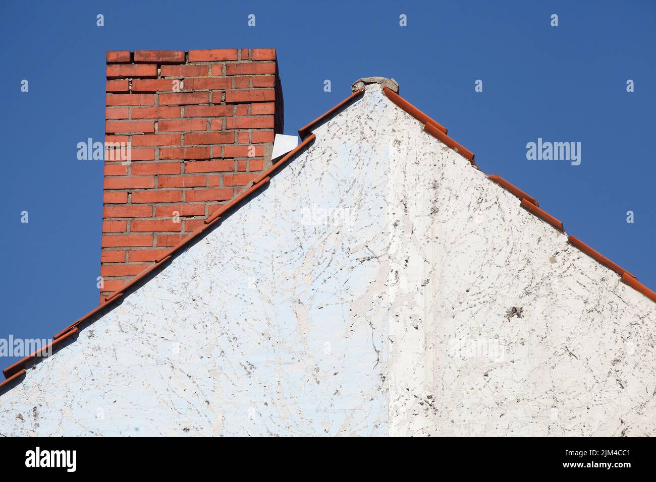 Brick white chimney hi-res stock photography and images - Alamy