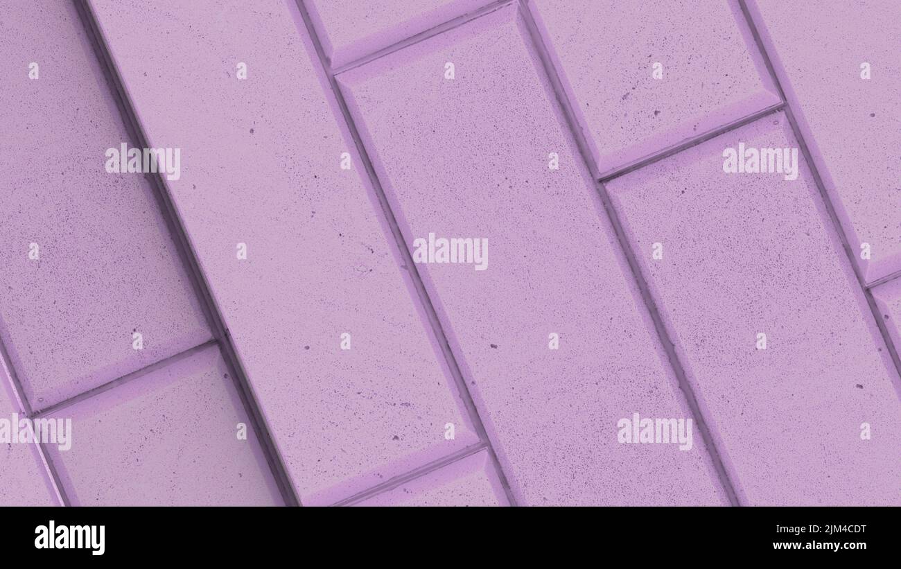 brick texture pink wallpaper 3d illustration render Stock Photo - Alamy