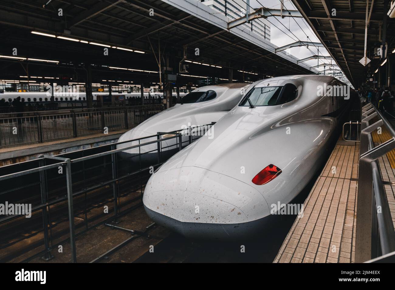 A train of Shinkansen high-speed rail network in Japan Stock Photo - Alamy