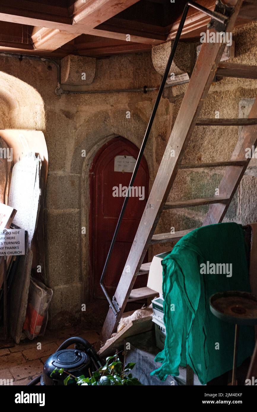 Interior of St Crewenna (CHURCH OF SAINT CREWEN), Crowan, Cornwall ...