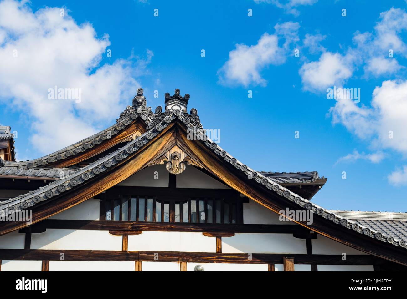 A Nijo castle roof in Japanese style Stock Photo - Alamy