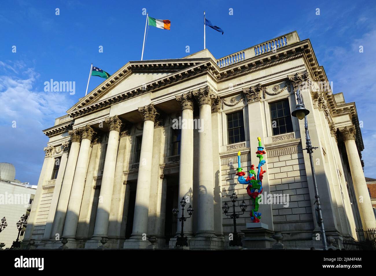City Hall, originally the Royal Exchange, Halla na Cathrach, Dublin ...