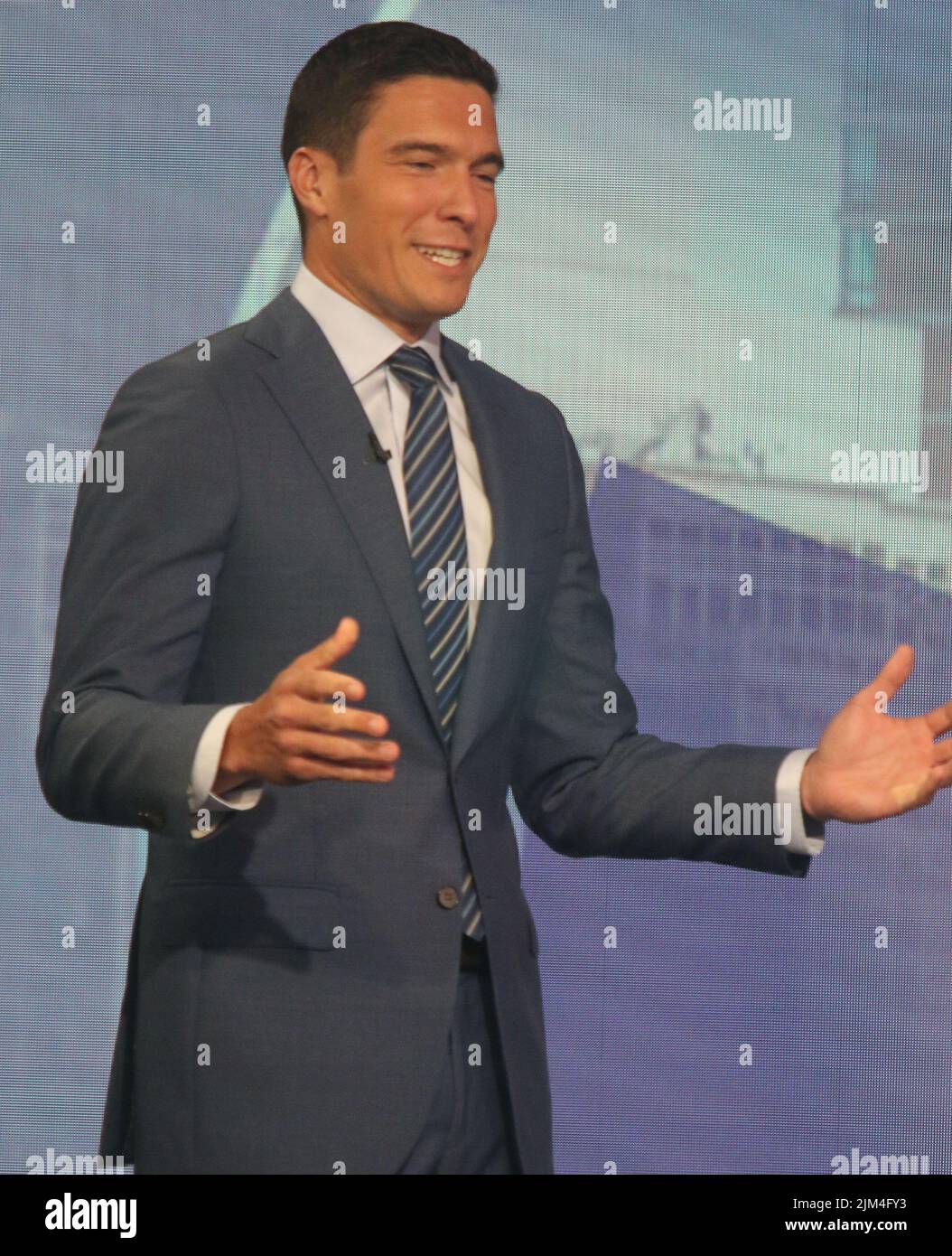 Hosts At Good Morning America -PICTURED: WIll Reeve -LOCATION: New York ...