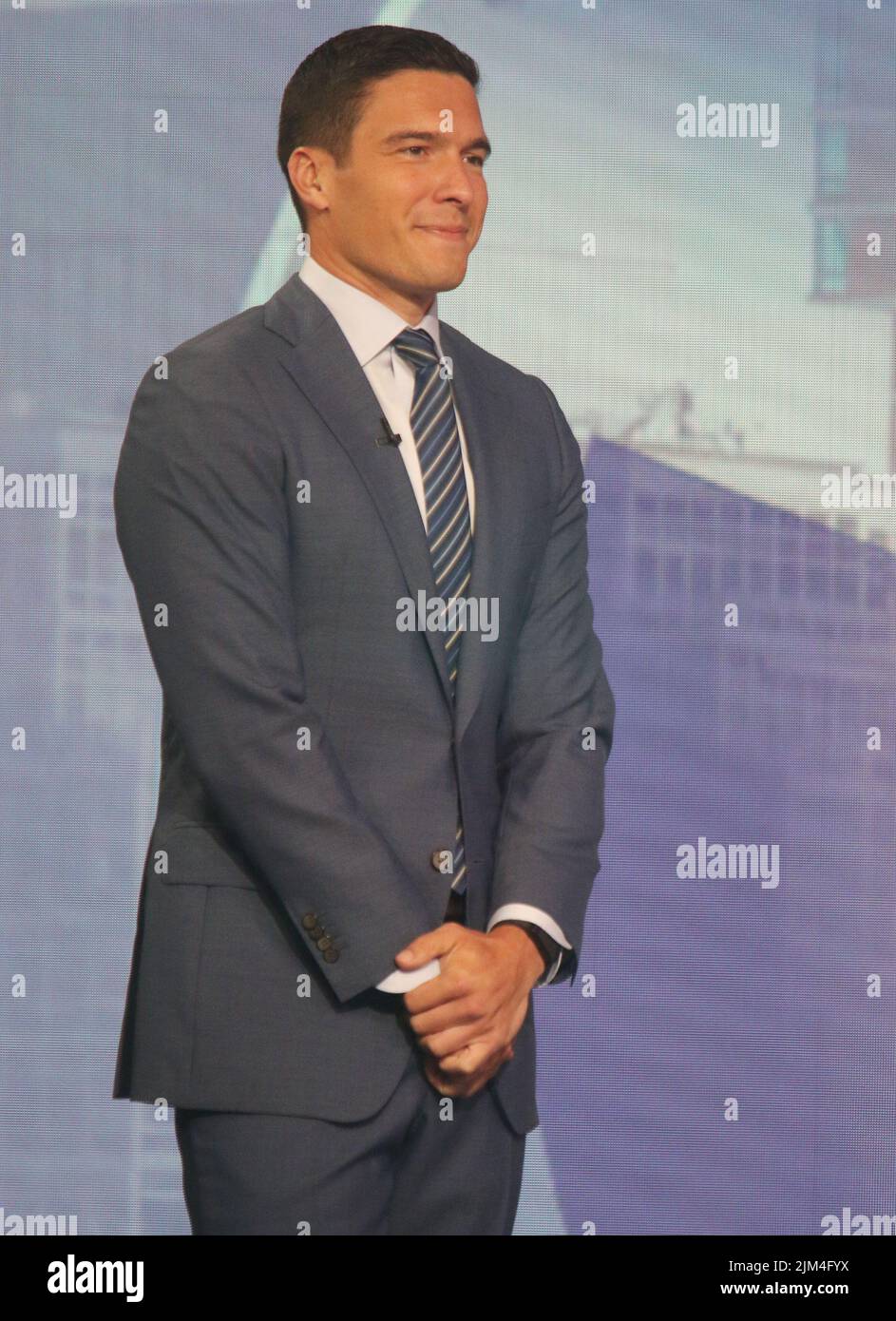 Hosts At Good Morning America -PICTURED: WIll Reeve -LOCATION: New York ...