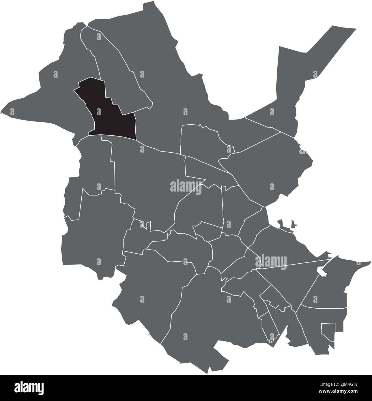 Locator map of the MARQUARDT DISTRICT, POTSDAM Stock Vector Image & Art ...