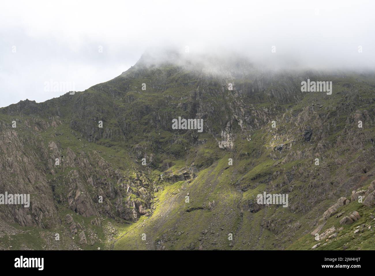 Pyg miners track Snowdonia Mountain Snowdonia National Park North wales ...
