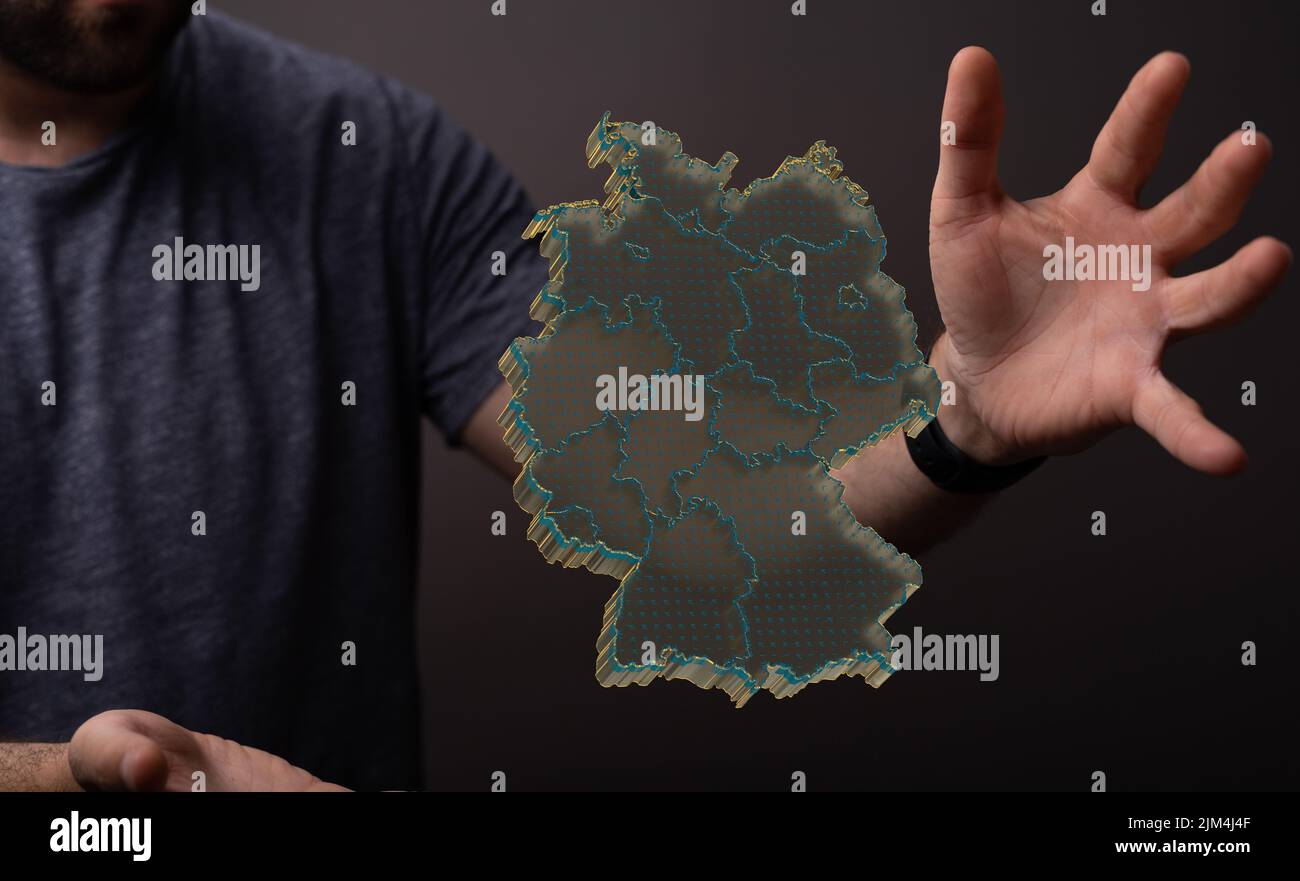 German map hi-res stock photography and images - Alamy