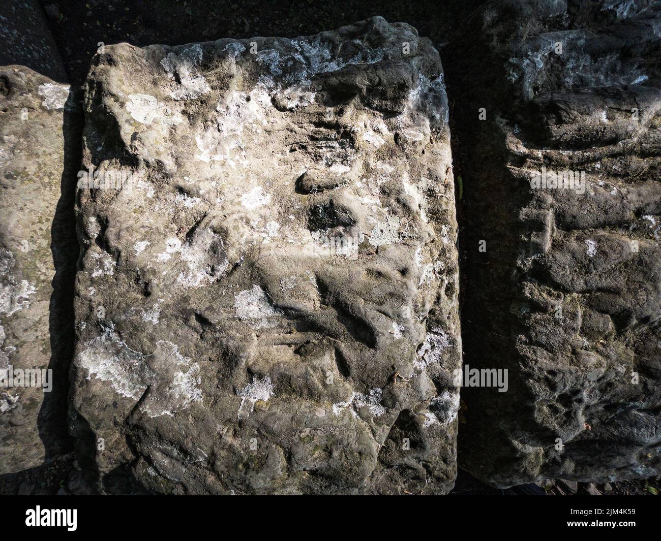 Stone blocks of an ancient building close-up in full screen Stock Photo ...