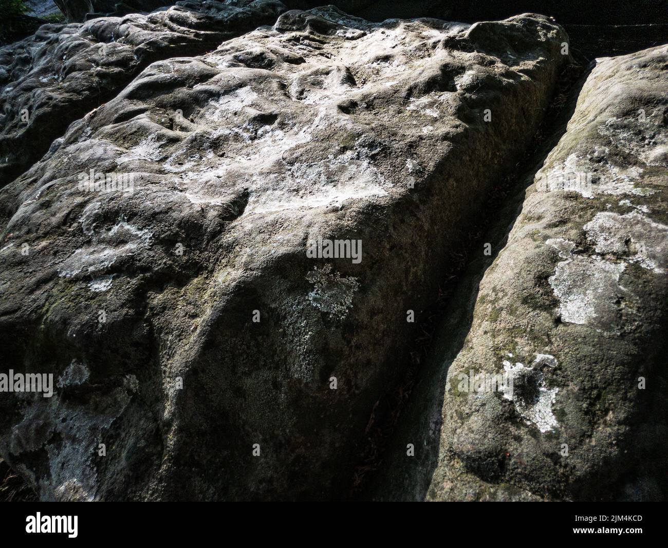 Stone blocks of an ancient building close-up in full screen Stock Photo ...