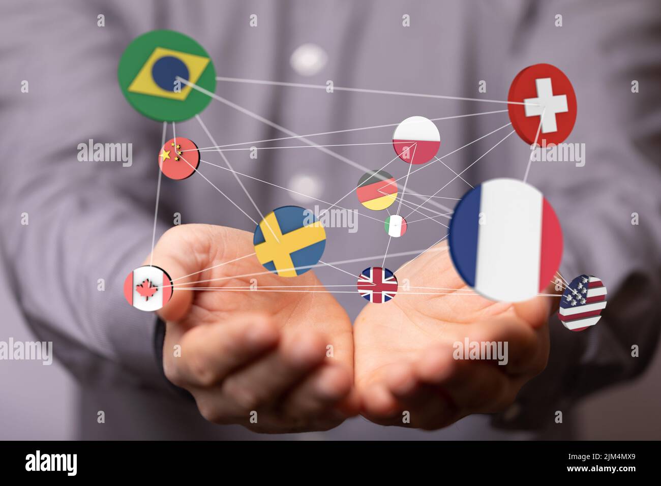 World languages map hi-res stock photography and images - Alamy