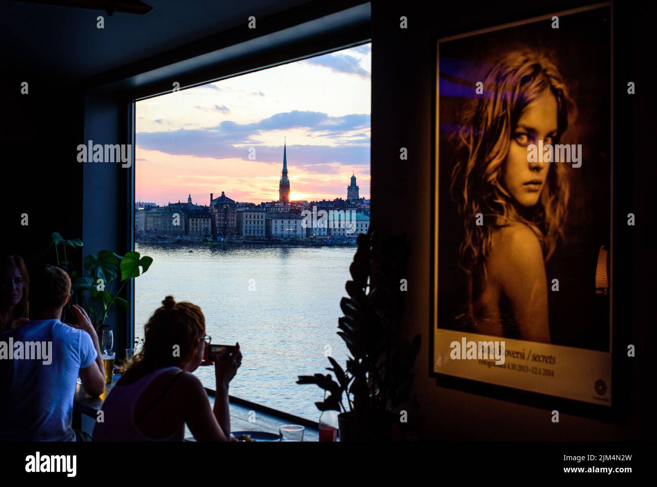 A view of Stockholm from the museum window Stock Photo - Alamy