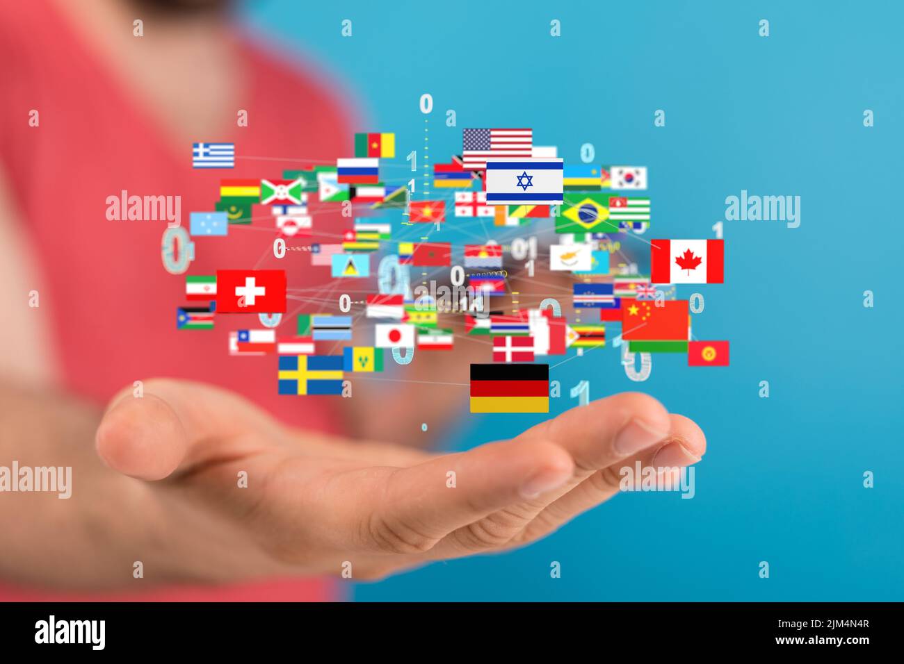 Map of the languages world map hi-res stock photography and images - Alamy