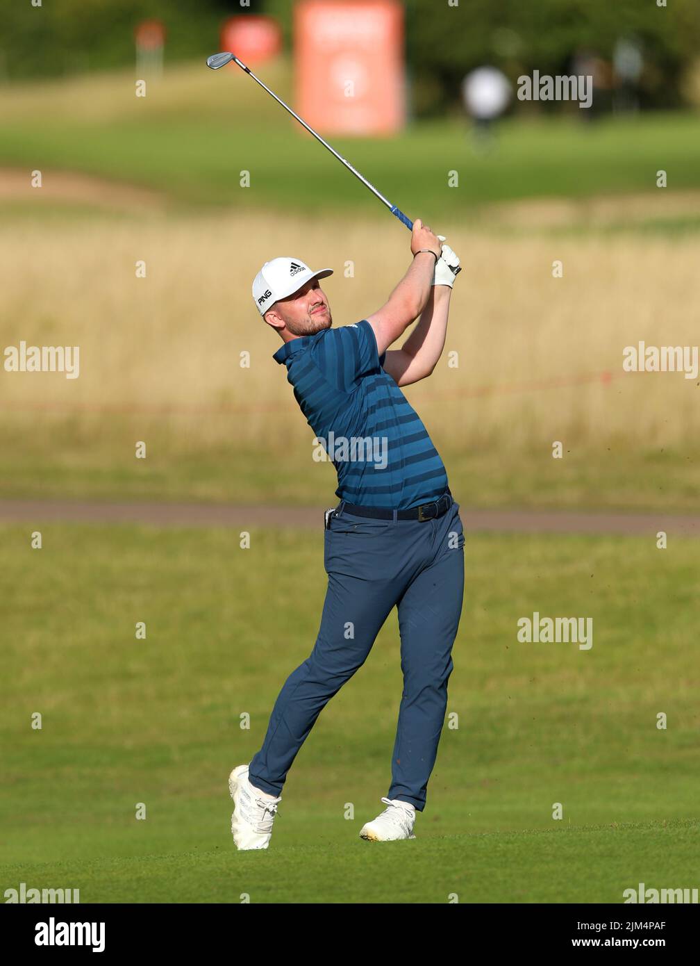 Scotland's Connor Syme during day one of the Cazoo Wales Open at the ...