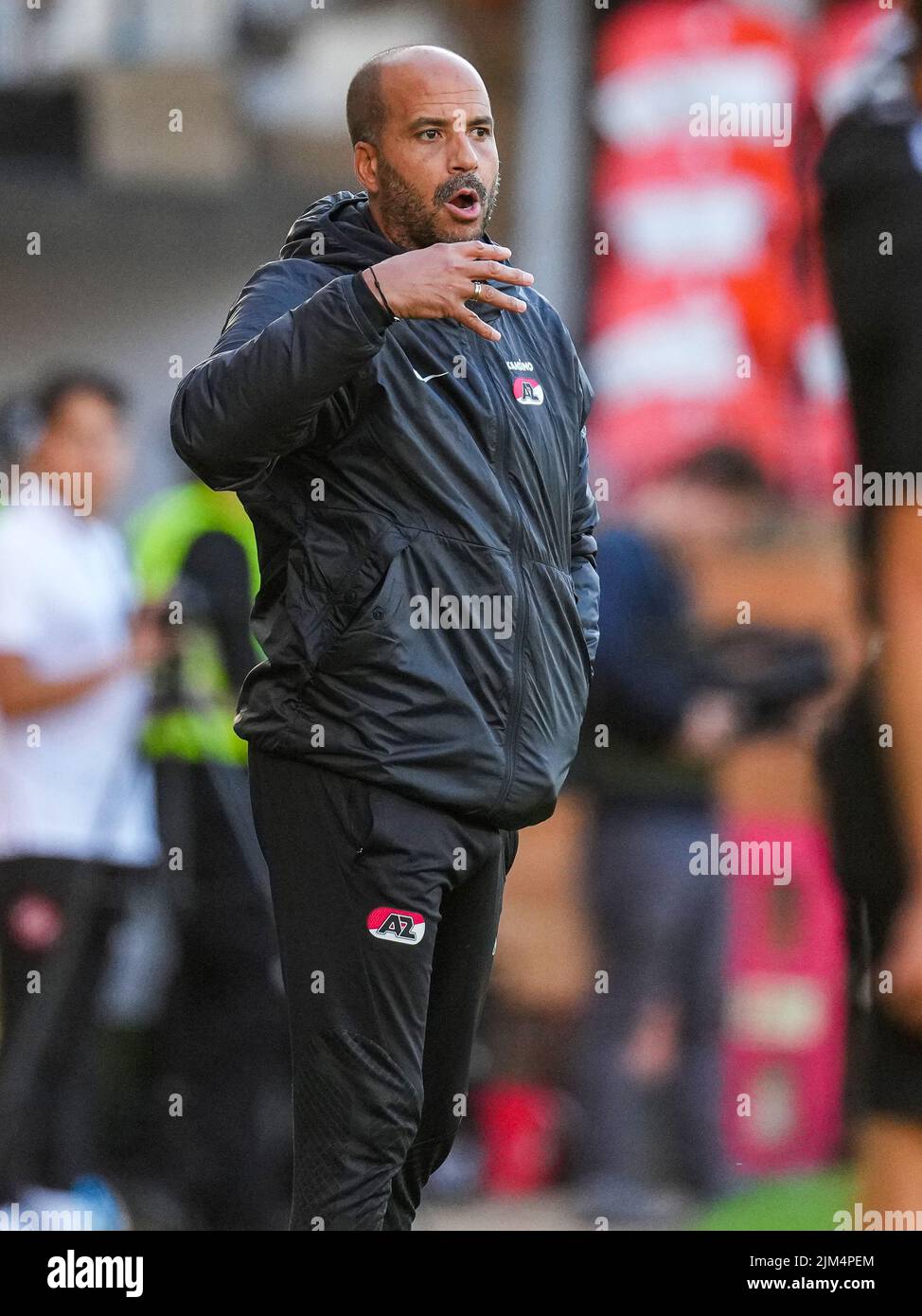 DUNDEE - AZ Alkmaar coach Pascal Jansen during the UEFA Conference ...