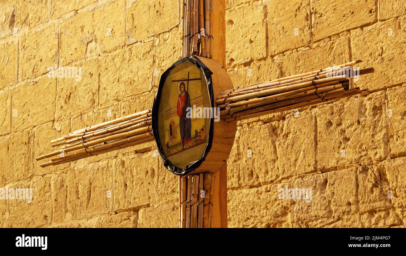 One of the cross arrangements set up to contemplate the Way of the ...