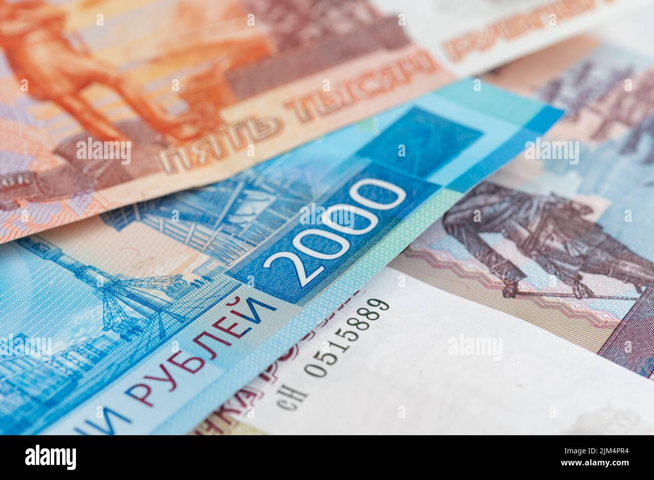 Russian rubles background. Money background and texture. Banknotes of ...