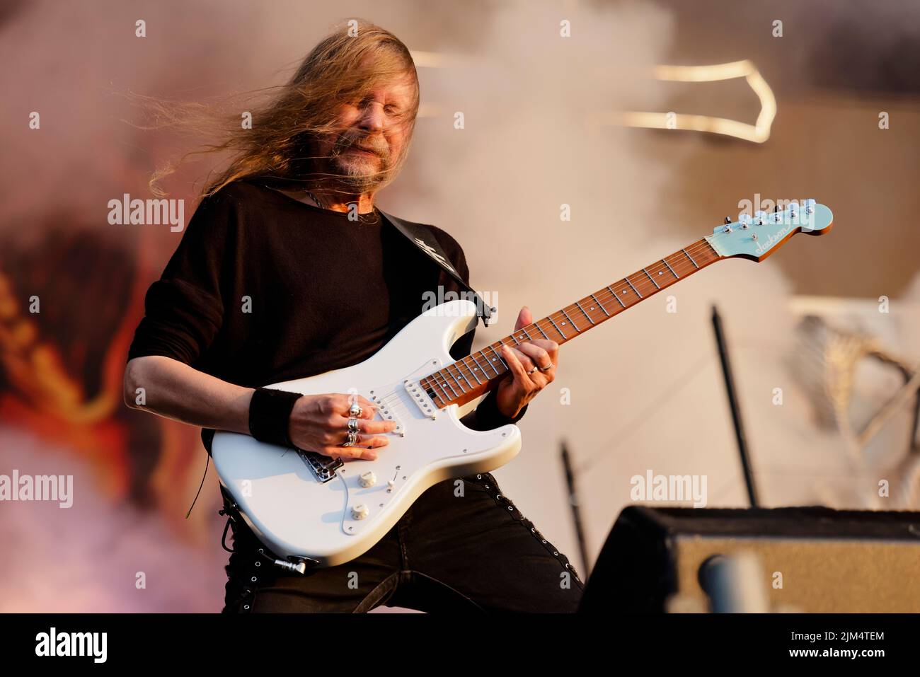 Wacken, Germany. 04th Aug, 2022. Guitarist Mike Wead plays during a ...