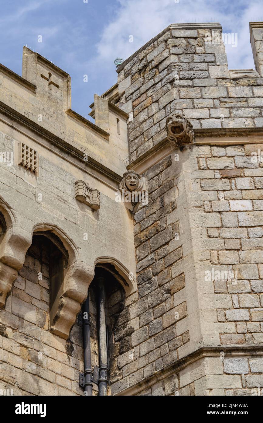 Windsor Castle Gargoyles Stock Photo - Alamy