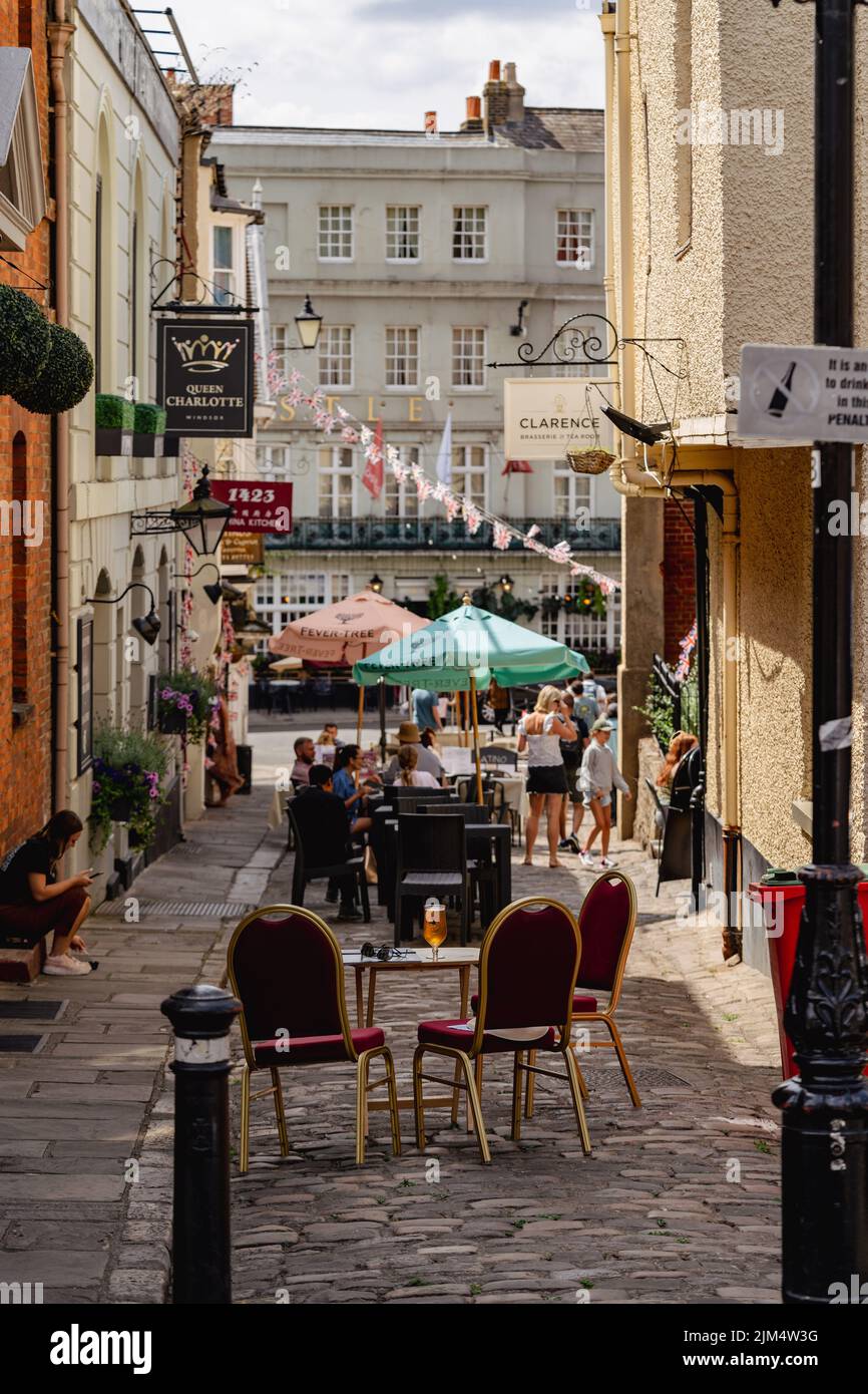 Church Lane in Windsor Stock Photo - Alamy