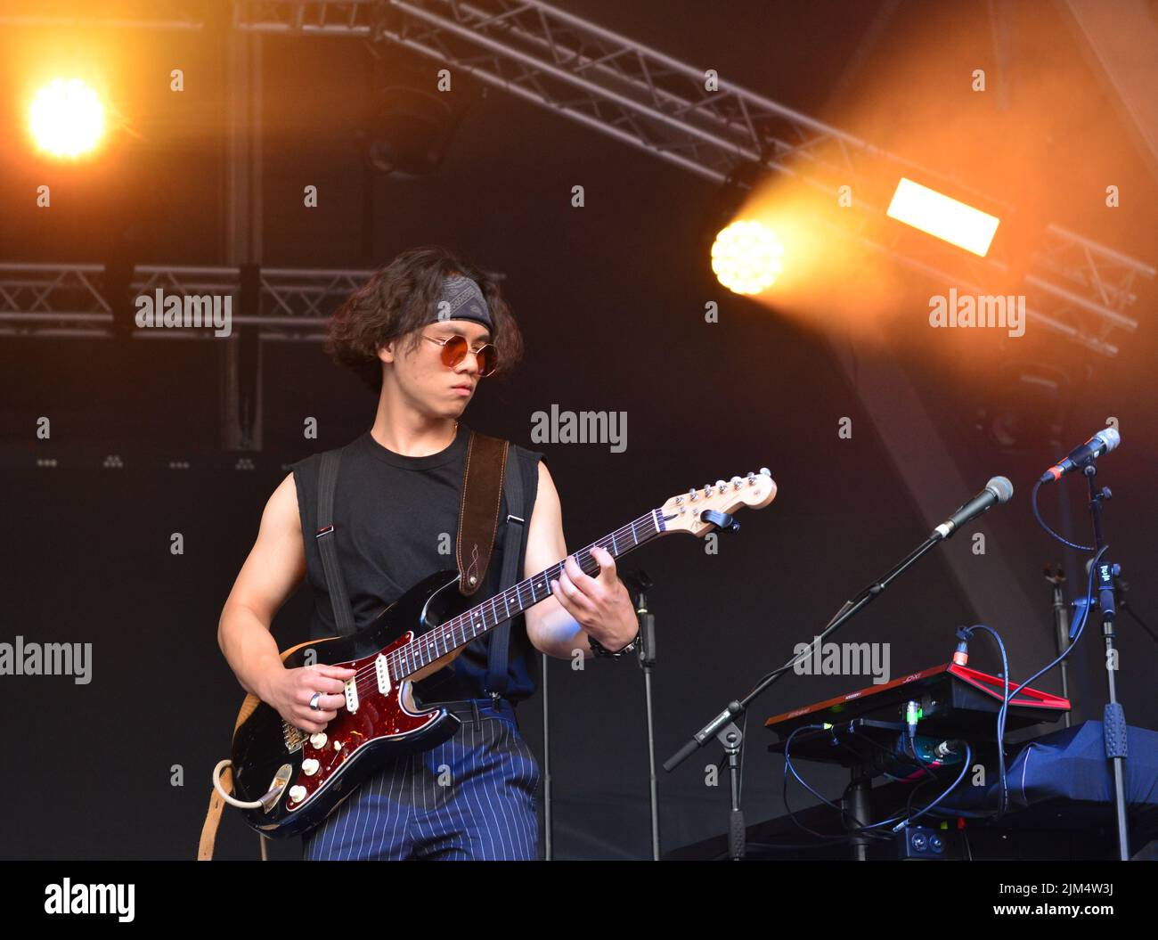 Singer & songwriter Amahla performs at the Bristol Harbour Festival ...