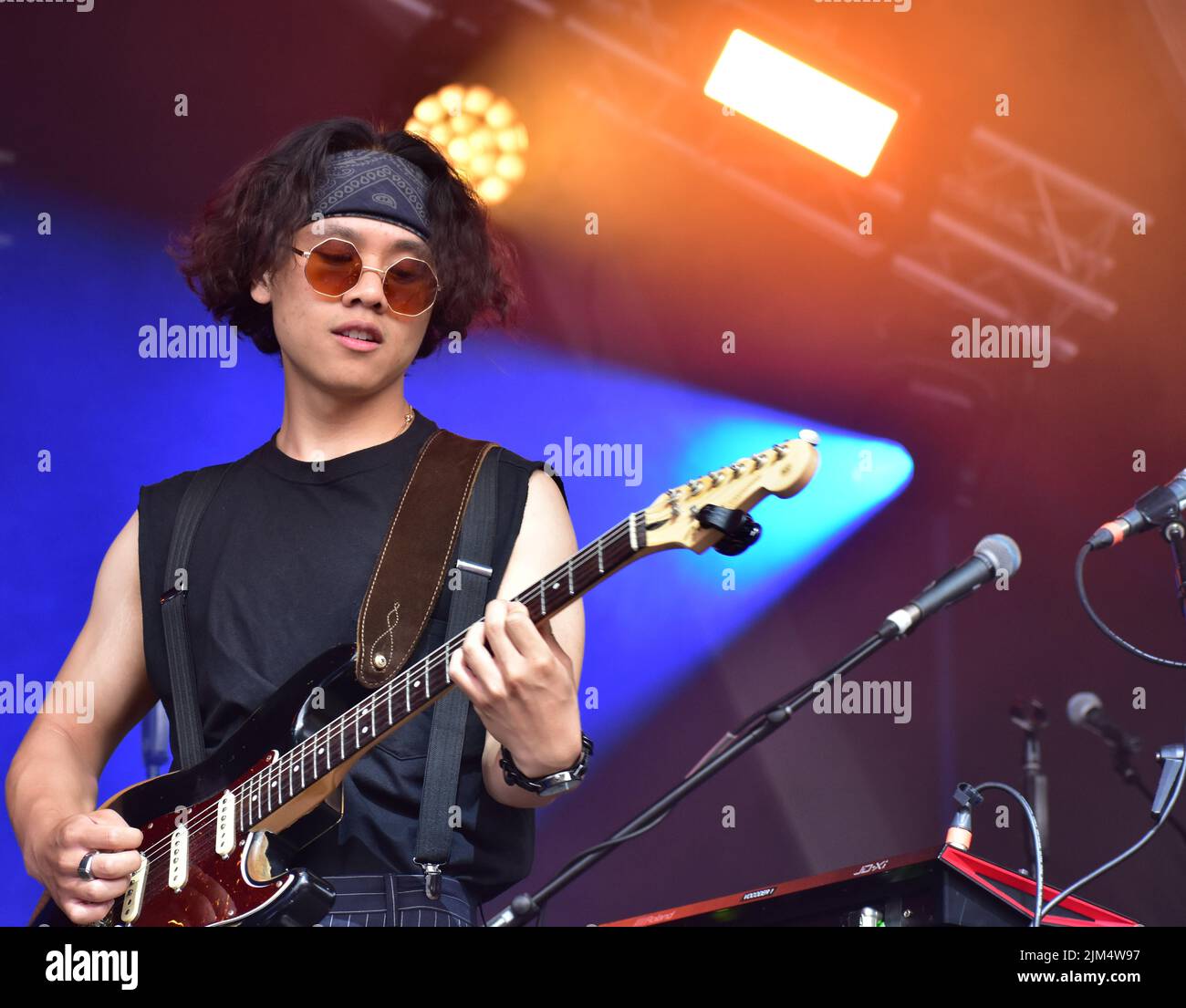 Singer & songwriter Amahla performs at the Bristol Harbour Festival ...