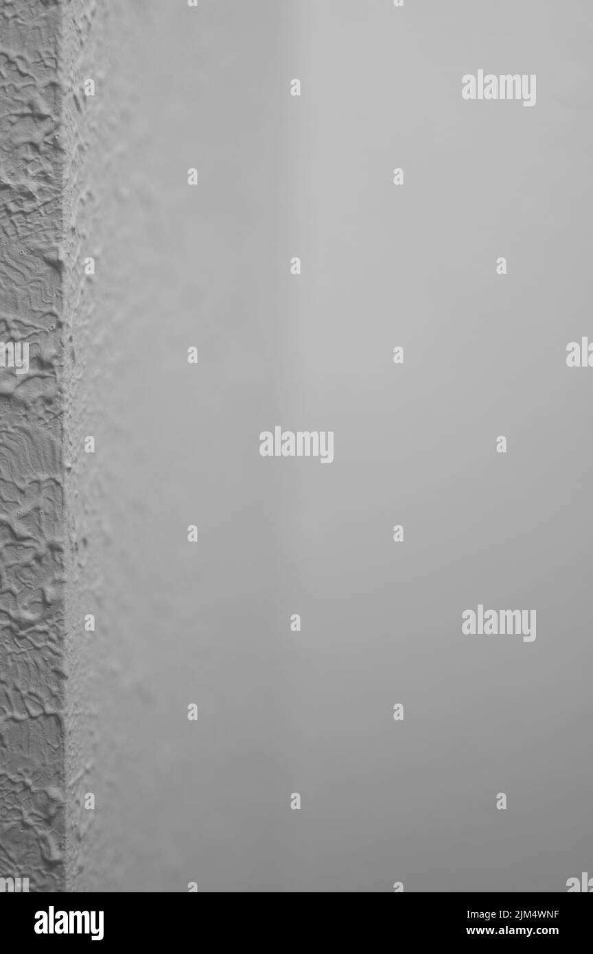 Corner section of drywall with a Stomp brush style texture from the ...