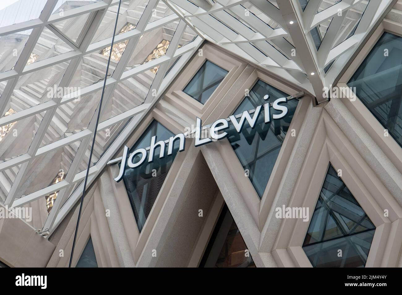 John Lewis shopping centre in the Victoria Gate shopping complex in ...