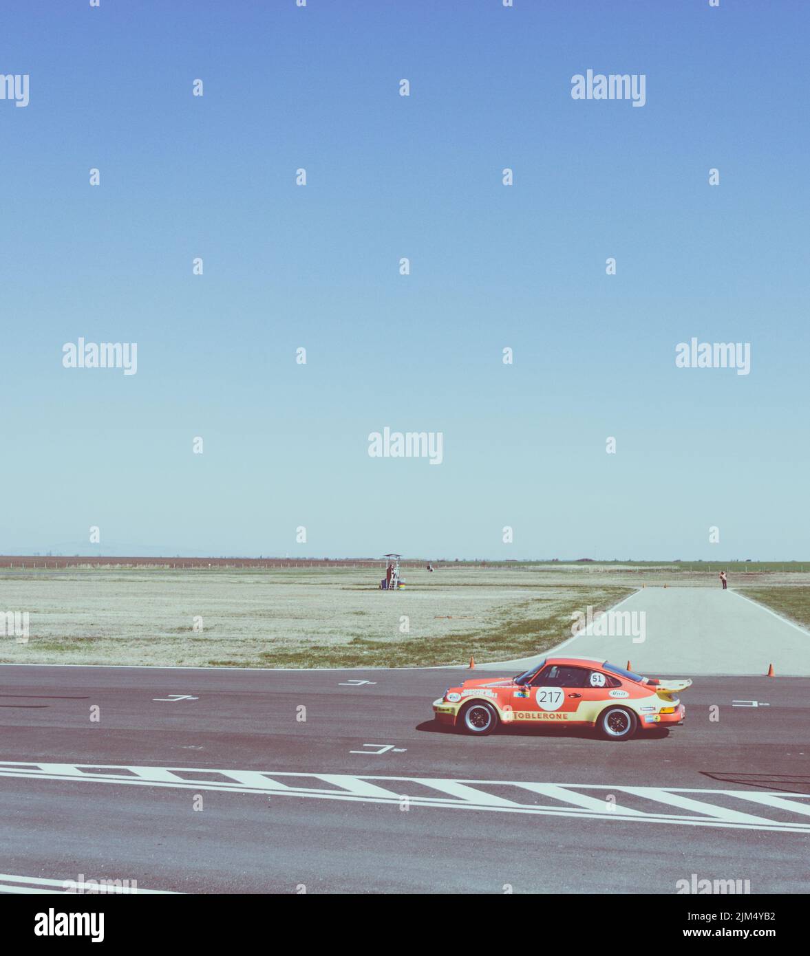 Retro racing in a Porsche 911 Stock Photo - Alamy