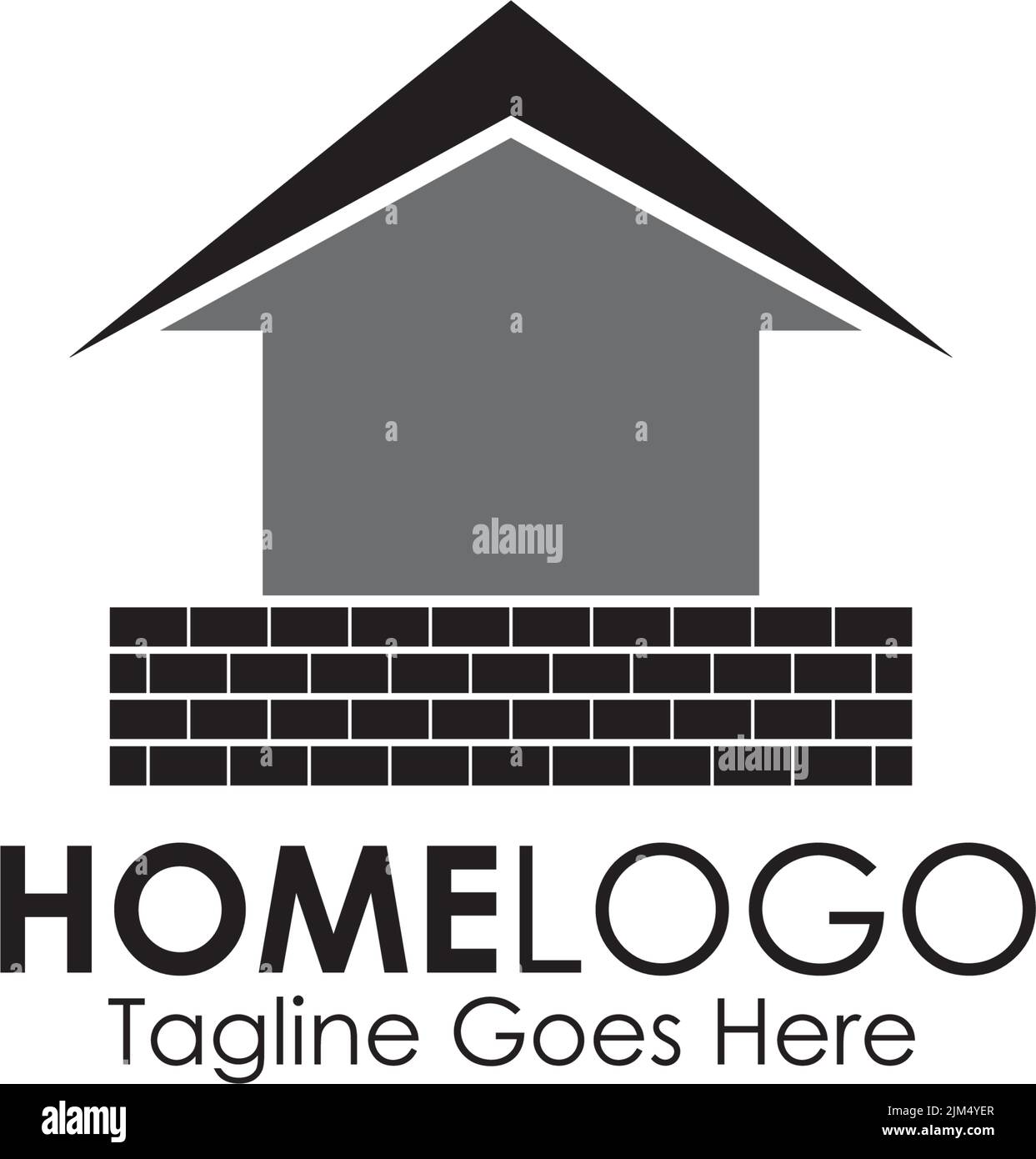 Home logo design vector illustration template Stock Vector Image & Art ...