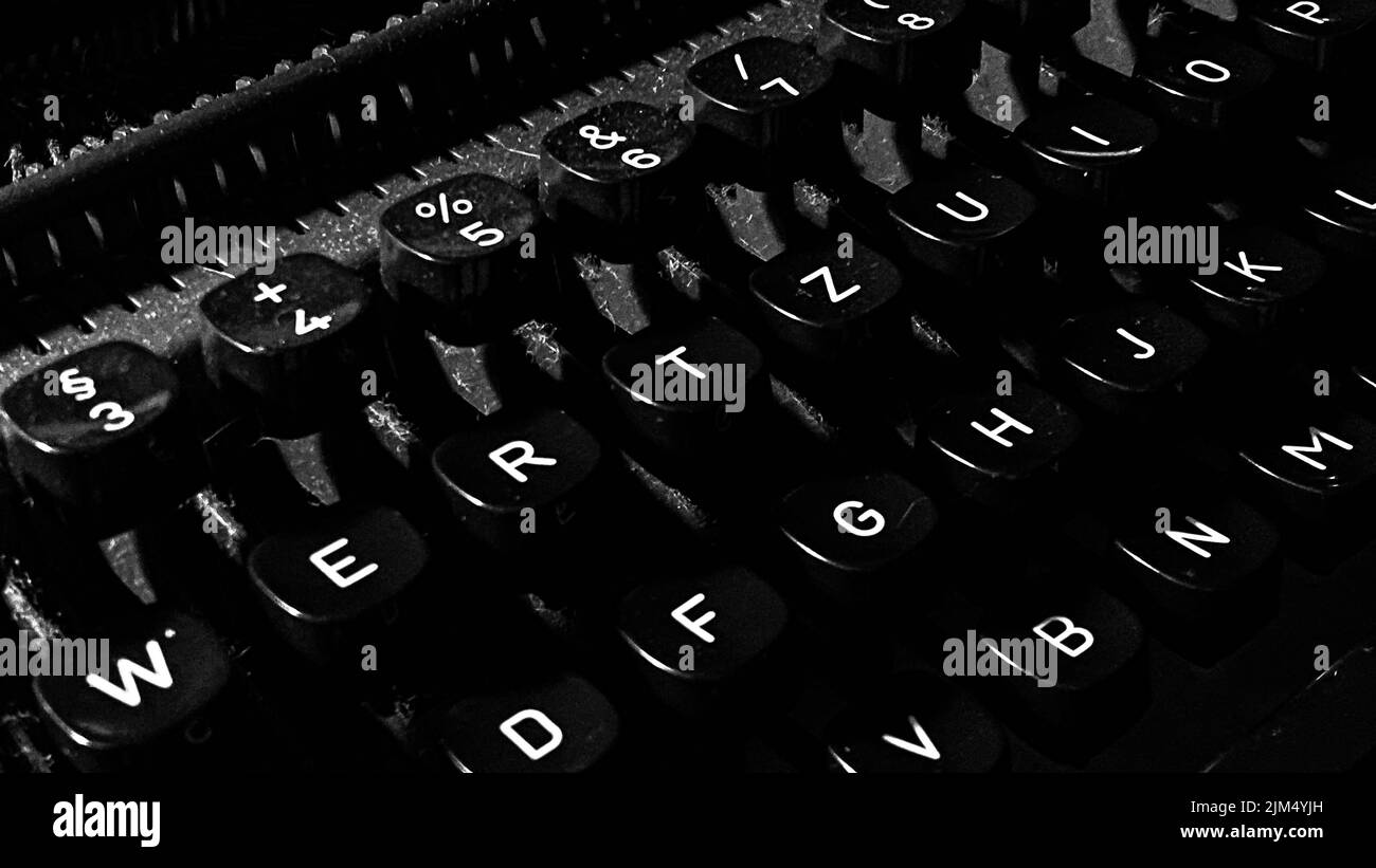 Typewriter photograph vintage retro aesthetic Stock Photo - Alamy