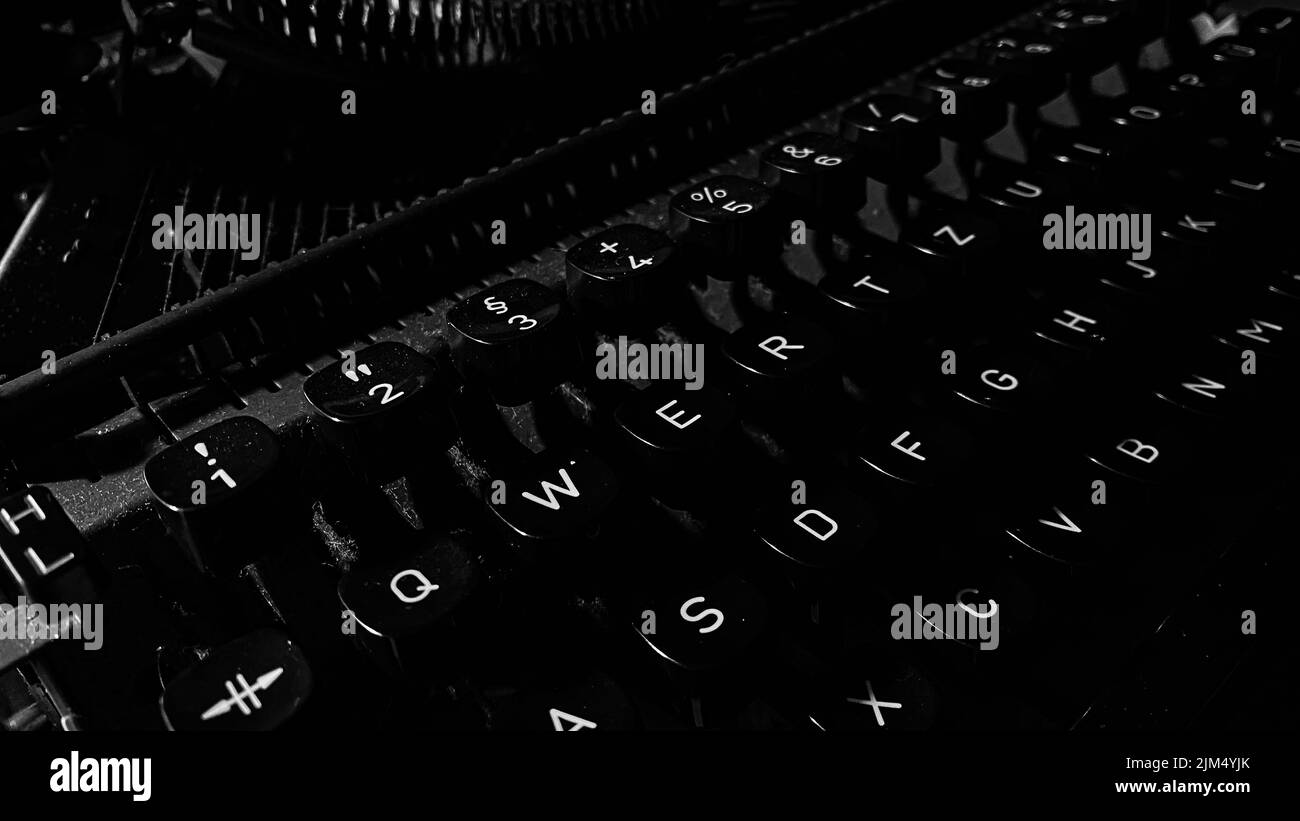 Typewriter photograph vintage retro aesthetic Stock Photo - Alamy