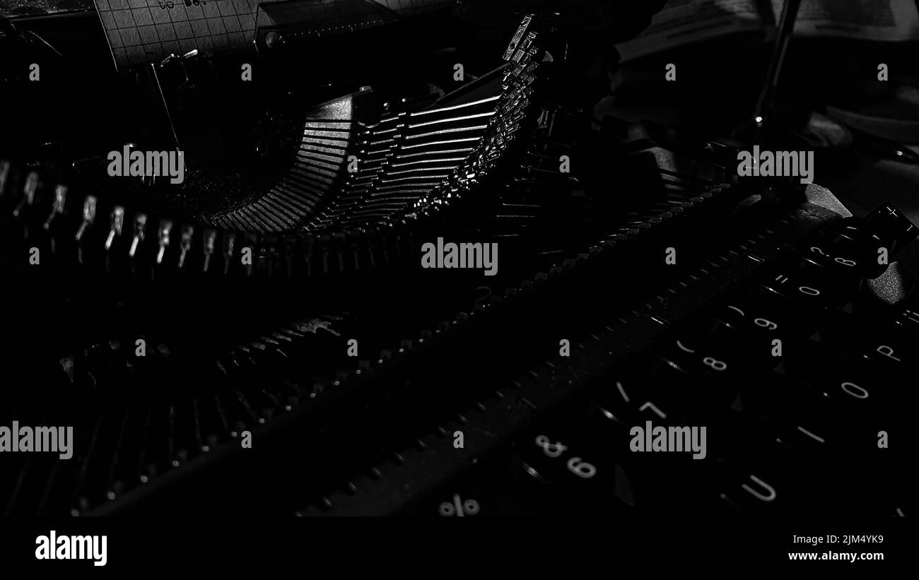 Typewriter photograph vintage retro aesthetic Stock Photo - Alamy