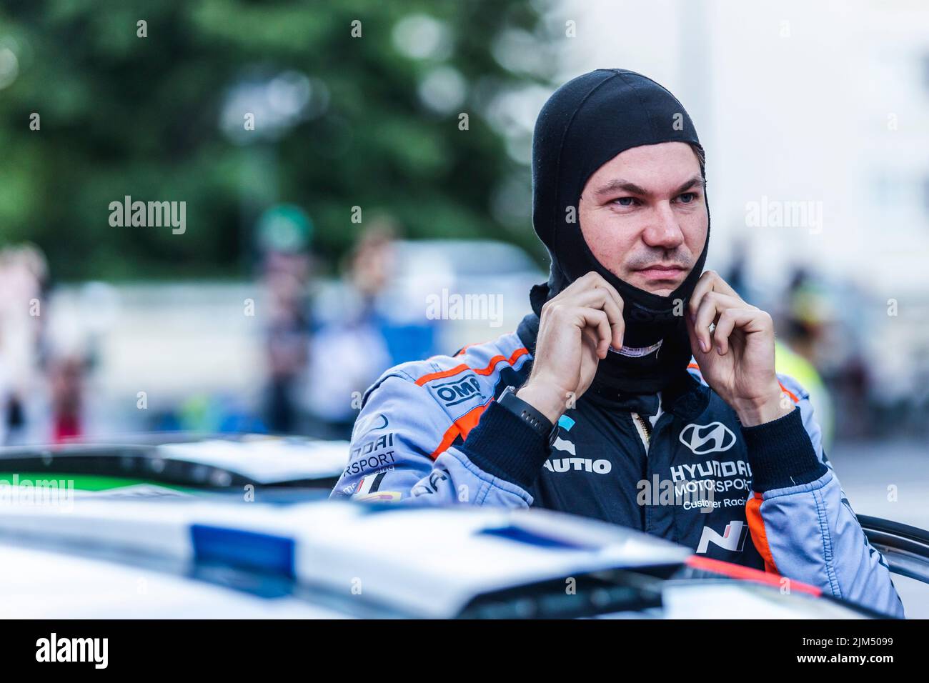 SUNINEN Teemu (fin), Hyundai i20N, portrait during the Rally Finland ...