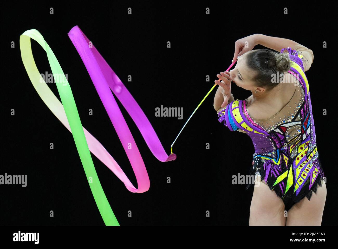 Australia's Lidiia Iakovleva during Rhythmic Gymnastics, Team Final and ...