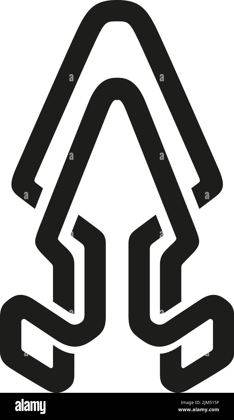 Abstract knot logo Black and White Stock Photos & Images - Alamy