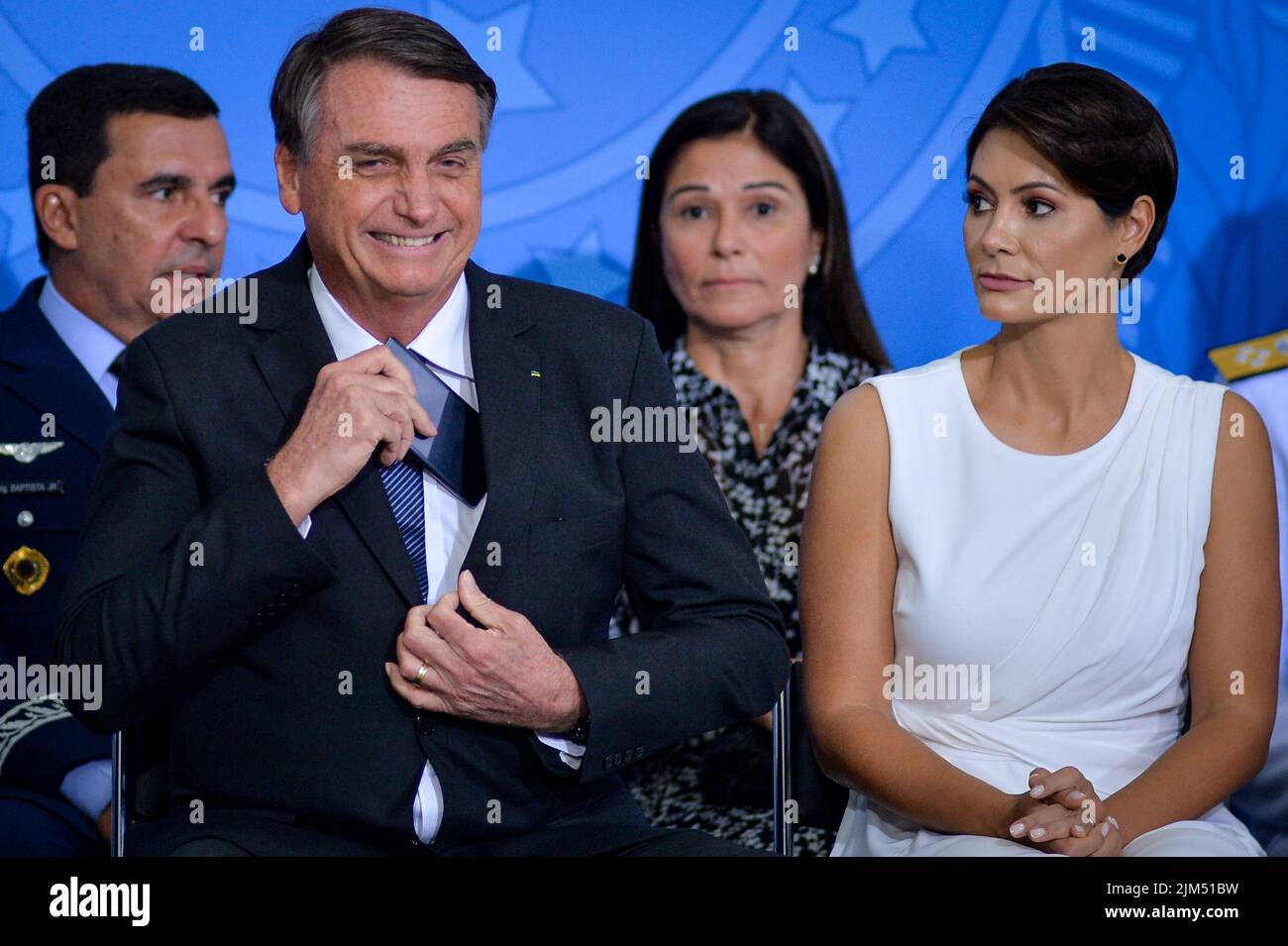 BRASÍLIA, DF - 04.08.2022: BOLSONARO PROMOVE NOVOS GENERAIS - In the ...
