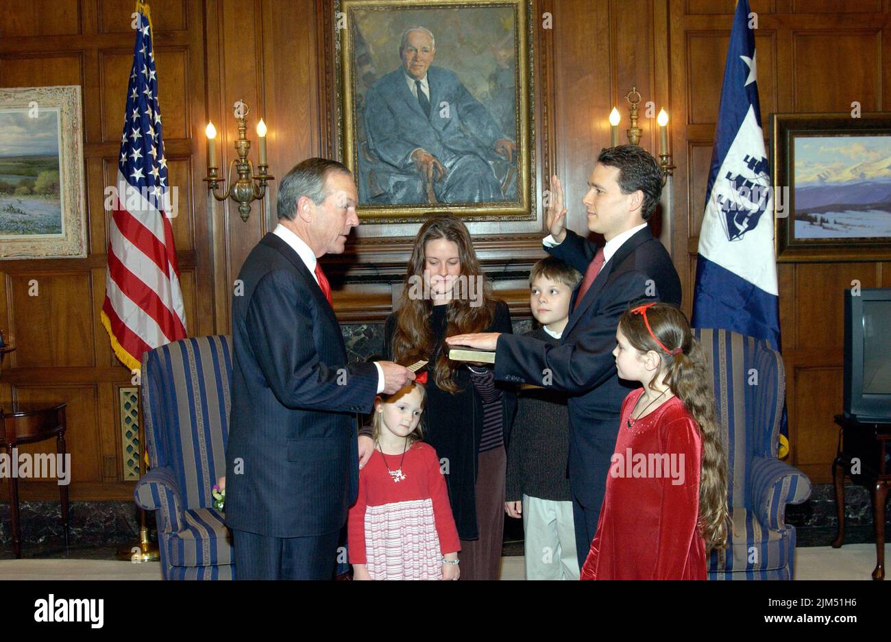 Office of the Secretary - Swearing In Jon Dudas, Brett Palmer and Ben ...