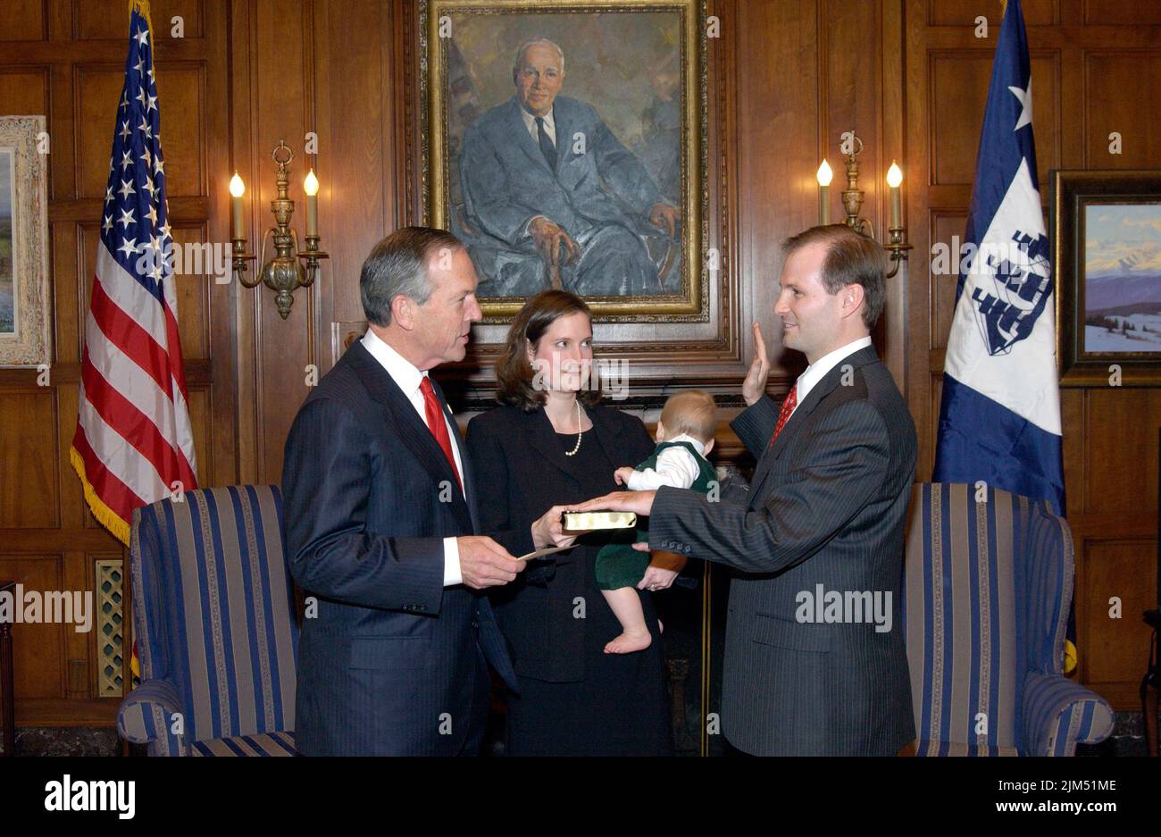 Office of the Secretary - Swearing In Jon Dudas, Brett Palmer and Ben ...