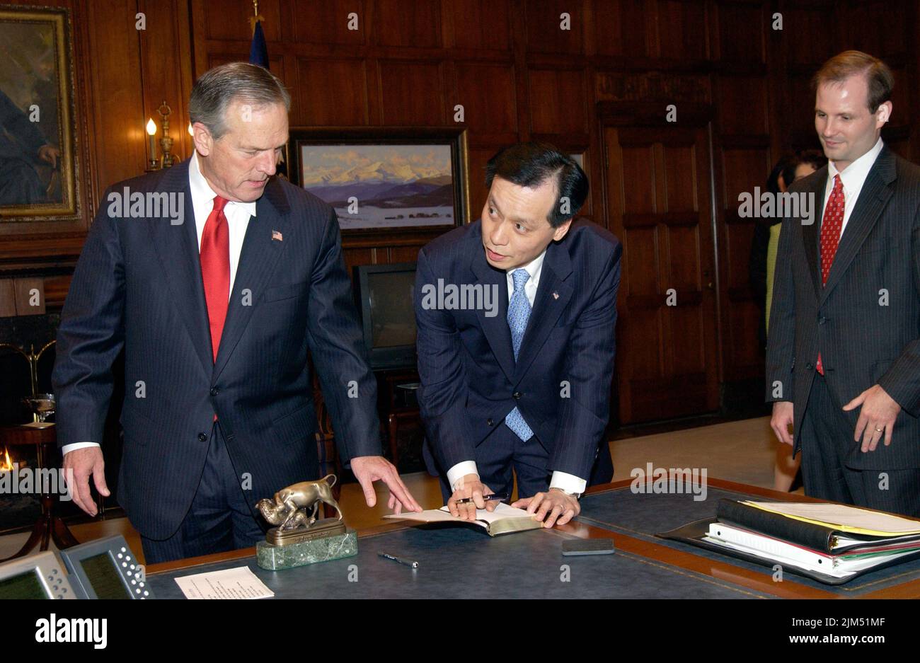 Office of the Secretary - Swearing In Jon Dudas, Brett Palmer and Ben ...