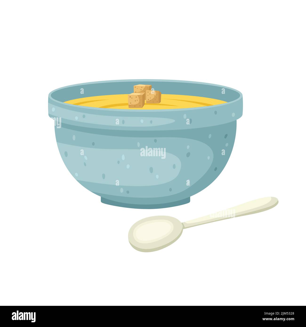 Vegetarian food puree illustration Cut Out Stock Images & Pictures - Alamy