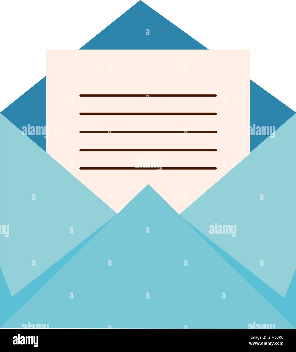 blue envelope mail Stock Vector Image & Art - Alamy