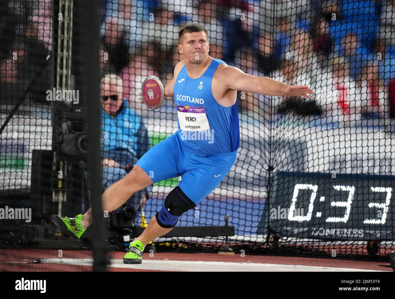Scotland's Nicholas Percy during the Men's Discus Throw Final at ...